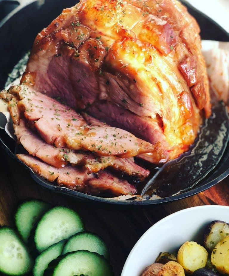Slow-Cooker Ham with Maple Brown-Sugar Glaze - Drake Meats