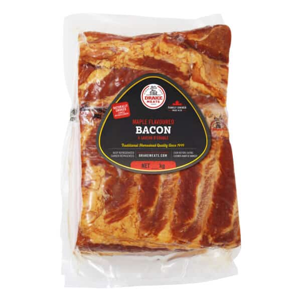 Maple Flavoured Bacon Slab - Drake Meats